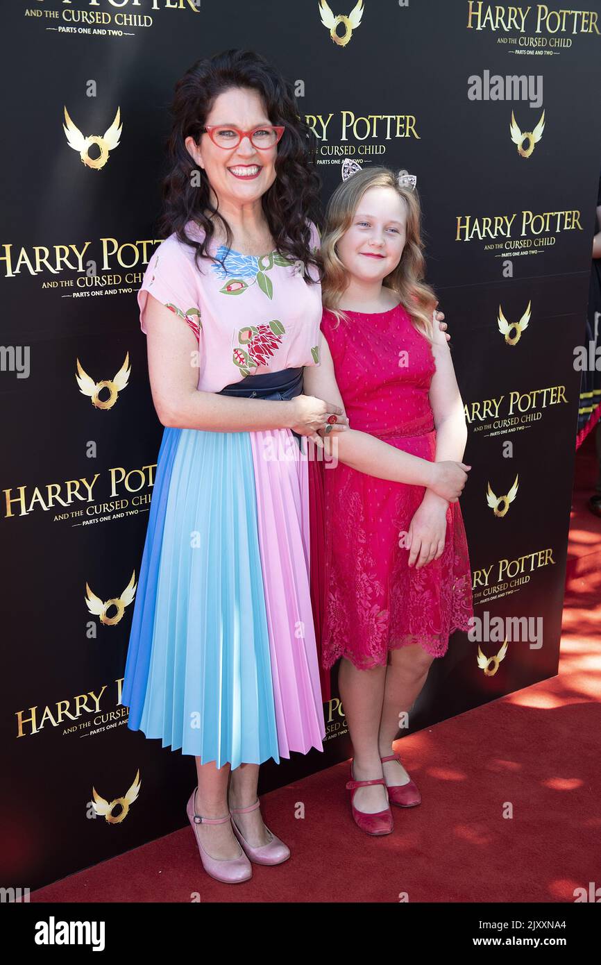 Annabel Crabb and her daughter Audrey pose on the red carpet at the ...