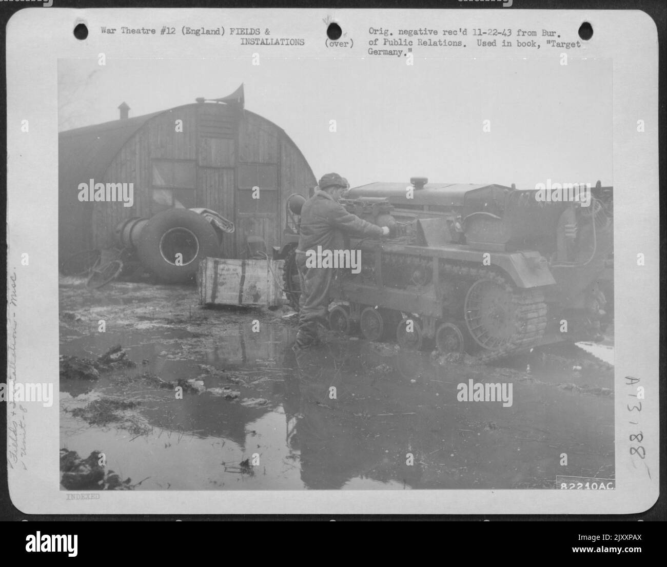 8Th Bomber Command Crew Member Battles English Mud As He Does ...