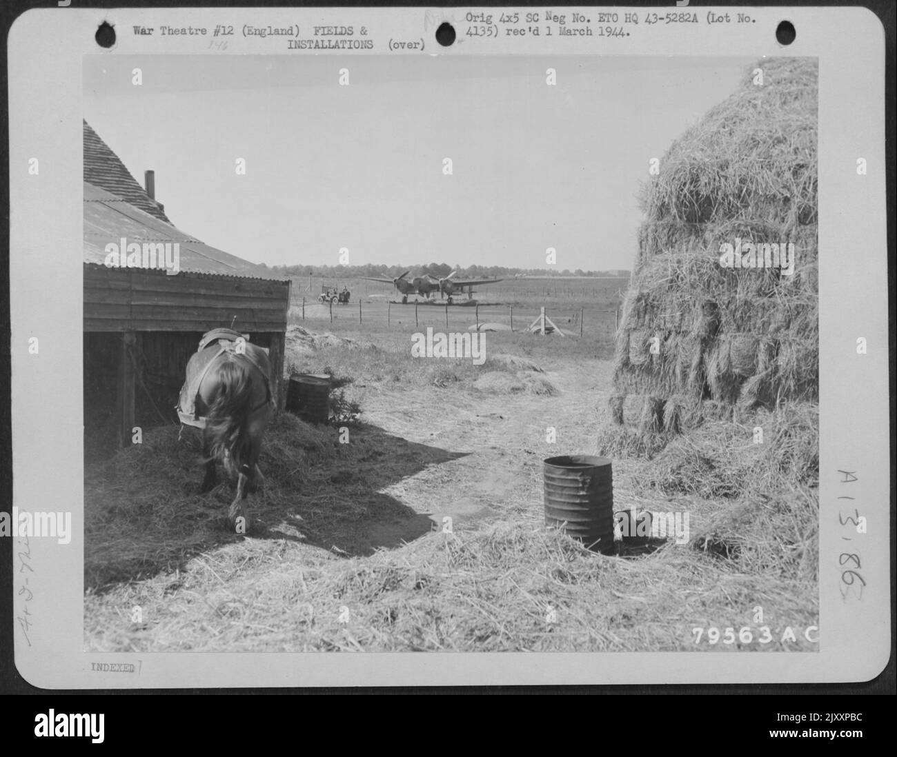 A Familiar Site On The English Landscape Is A Lockheed P-38 ...