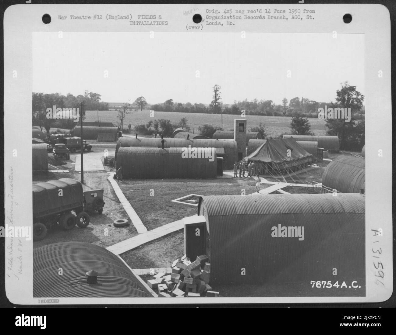 Living Quarters For Personnel Of The 834Th Engineer Aviation Battalion ...