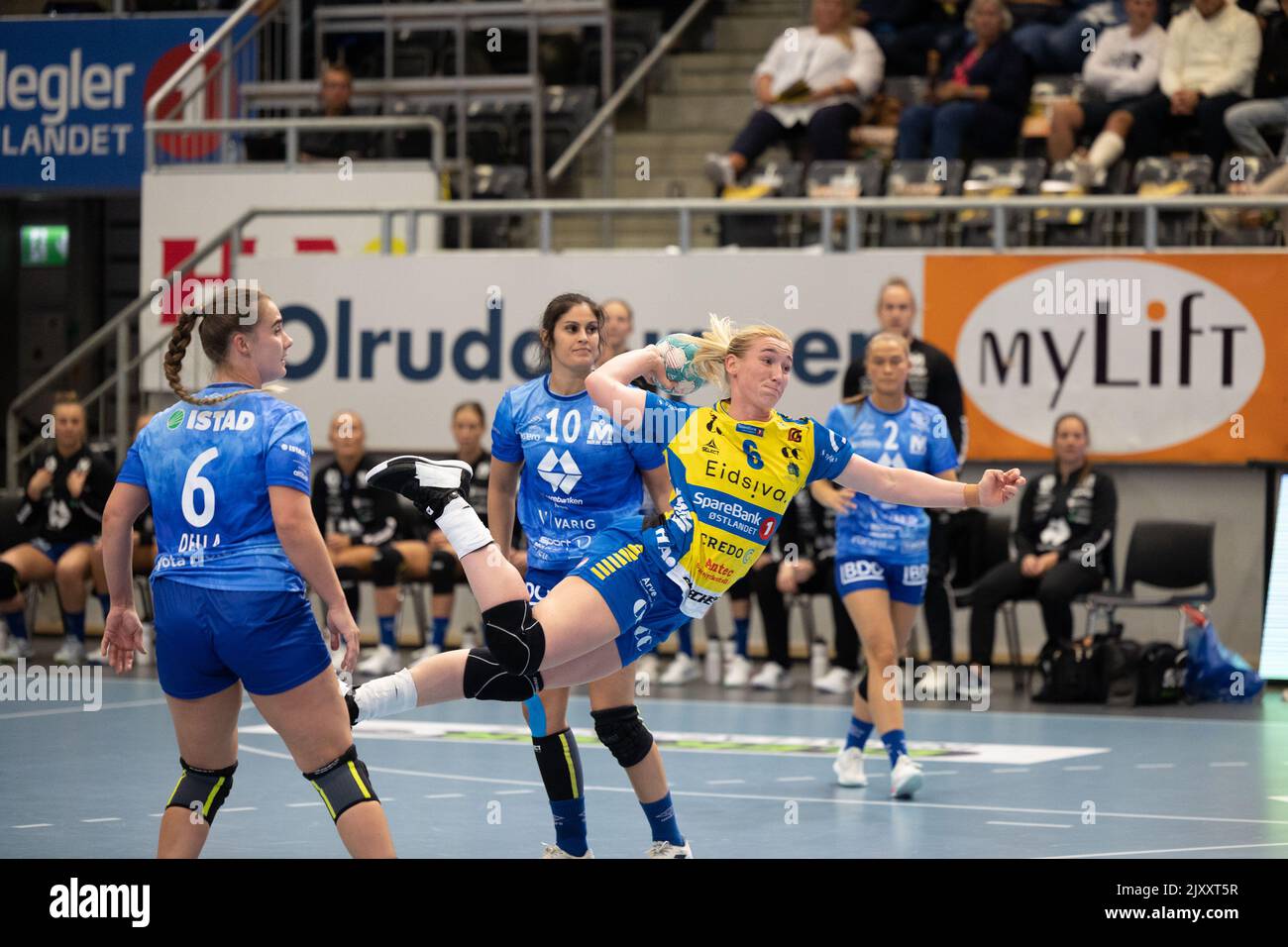 Hamar, Norway. 07th Sep, 2022. Hamar, Norway, September 7th 2022: Ane Cecilie Hogseth (6 ...