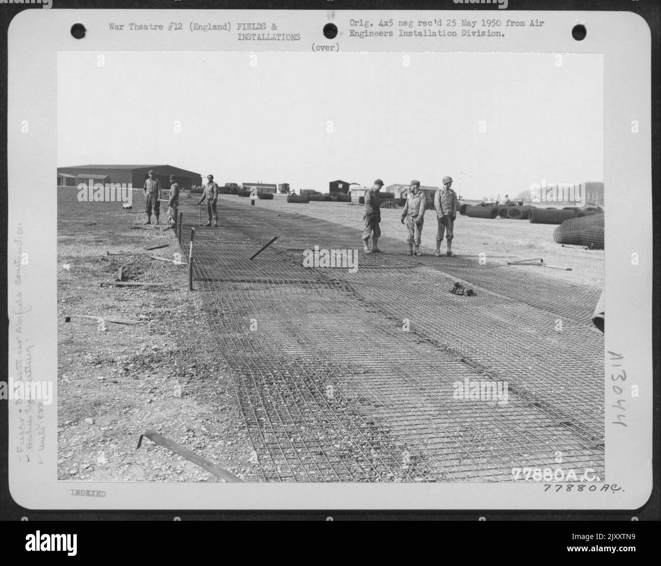 Men Of Co. C, 833Rd Engineers Aviation Battalion Lay British Type ...