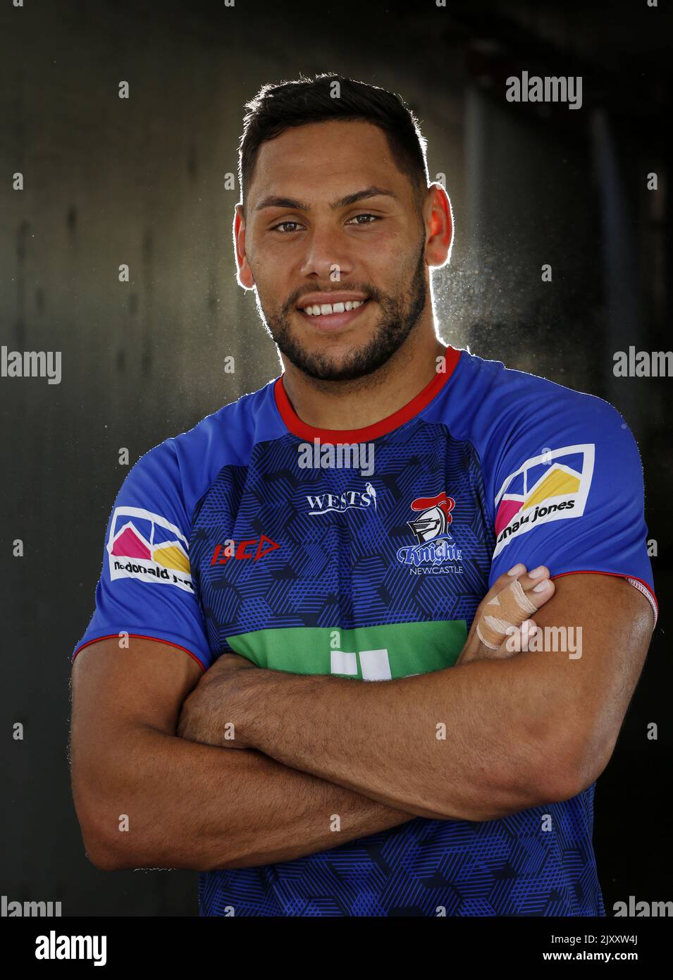 Jesse Ramien of the Knights poses for a photograph at training at ...
