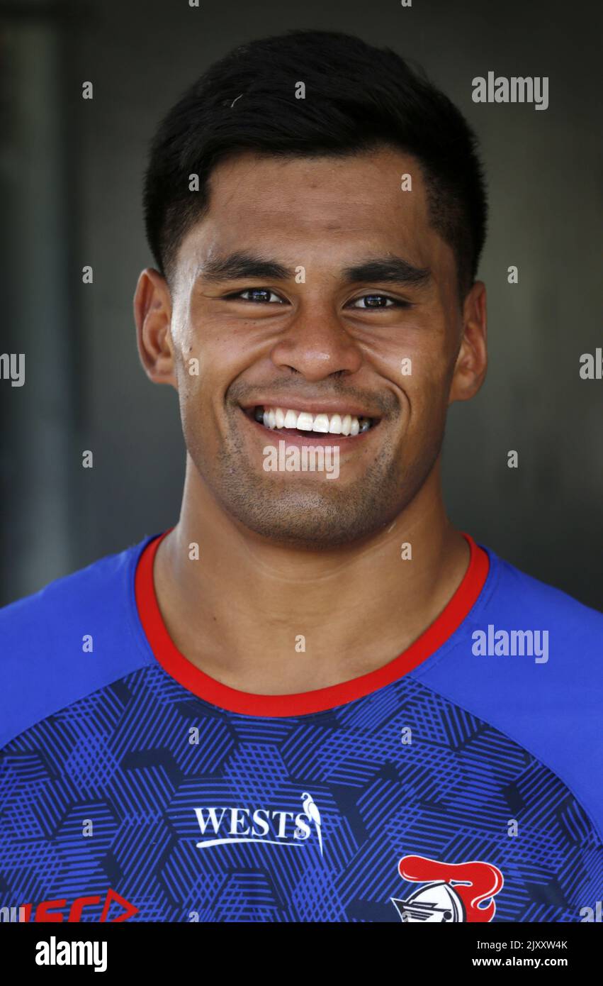 Herman Ese'ese of the Knights poses for a photograph after training at ...