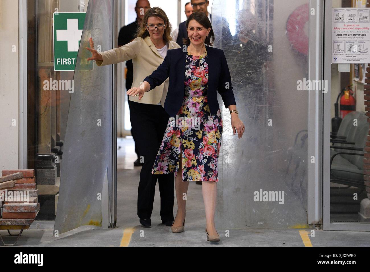 NSW Premier Gladys Berejiklian and Managing Director of TAFE NSW ...