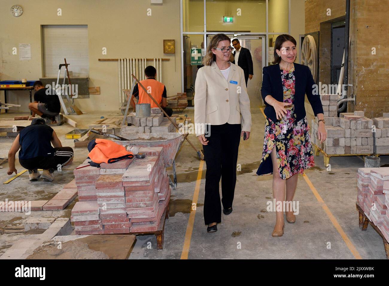 NSW Premier Gladys Berejiklian and Managing Director of TAFE NSW ...