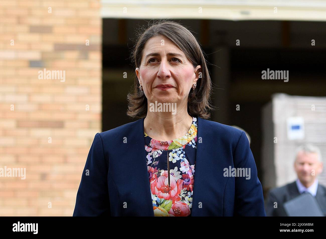 NSW Premier Gladys Berejiklian during a visit to Miller TAFE in south ...