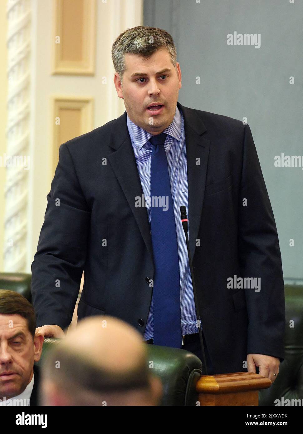 Queensland Police Minister Mark Ryan speaks during Question Time at ...
