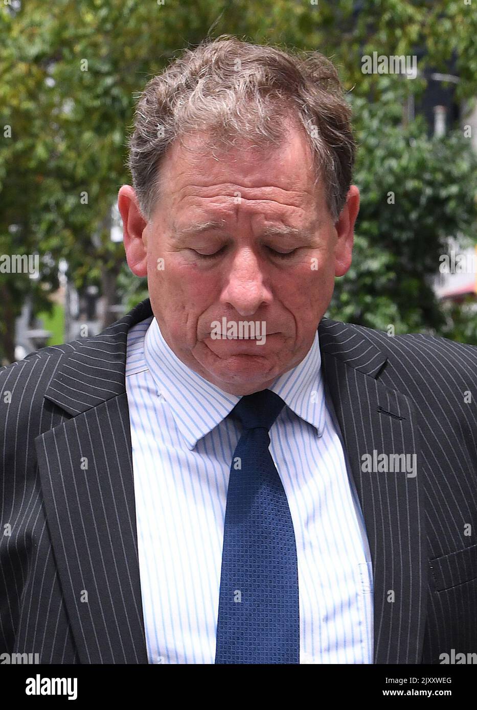 Peter Rudolf leaves the magistrates court in Brisbane , Wednesday ...