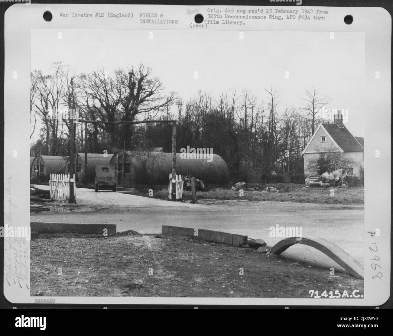 Area Of The 569Th Bomb Squadron, 390Th Bomb Group At 8Th Air Force Base ...
