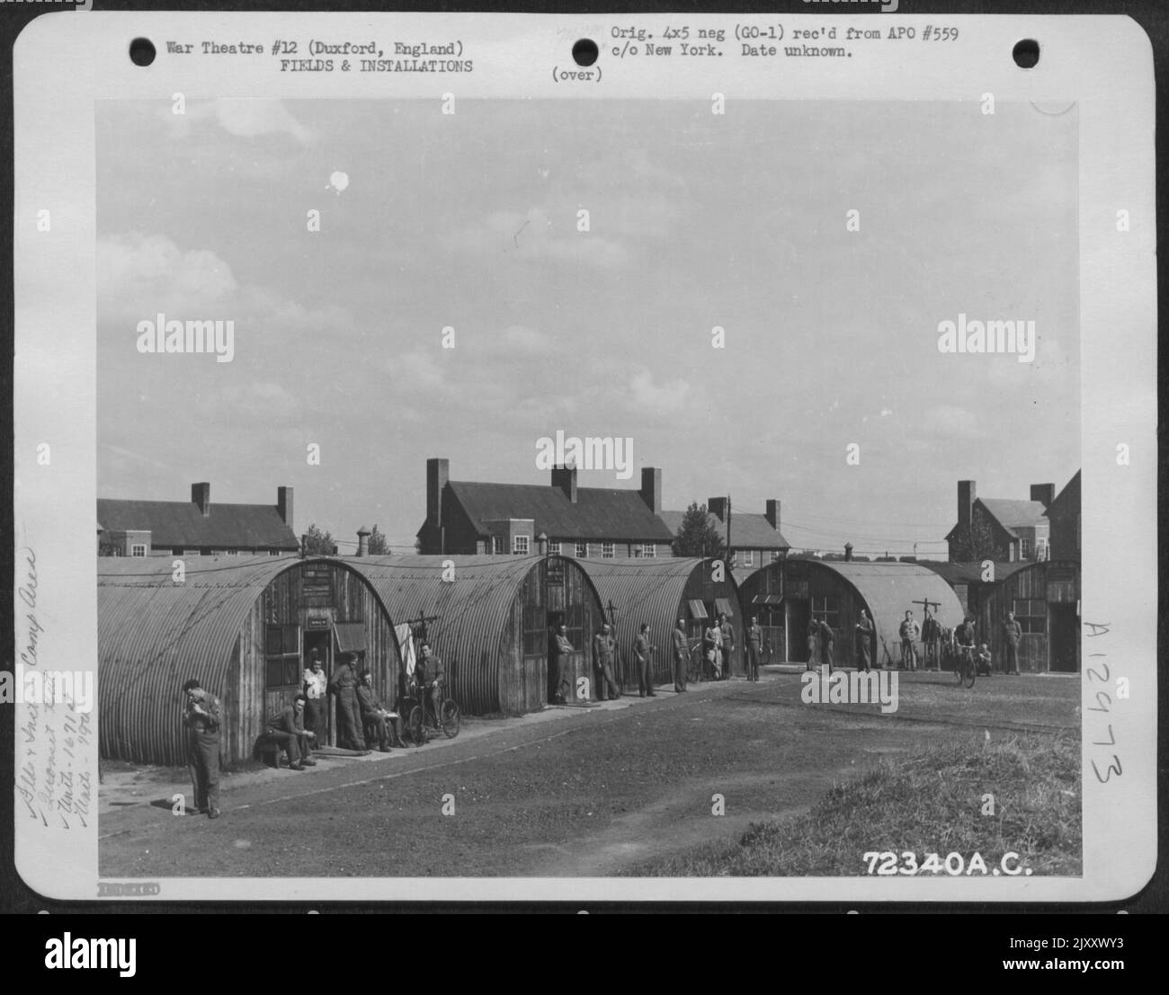 Quonset Huts Housing 1671St Ordnance Supply And Maintenance Co. Of The ...