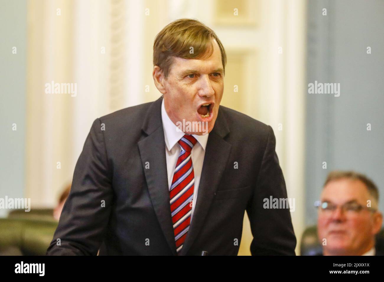 Minister for Natural Resources, Mines and Energy Anthony Lynham speaks ...