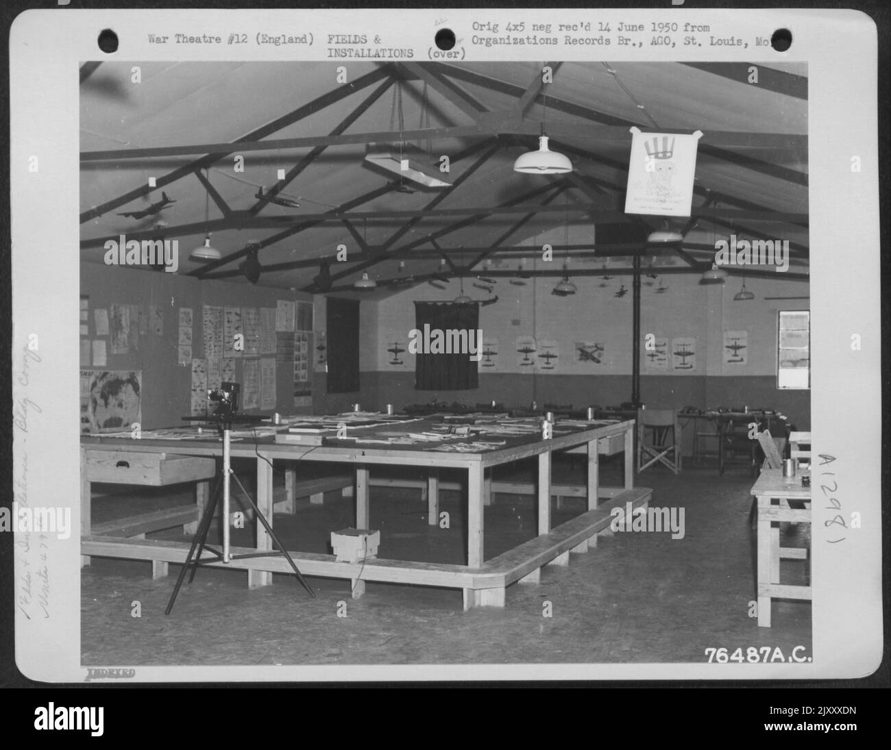 Reading Room Of The 479Th Anti-Submarine Group At An Airbase In St ...