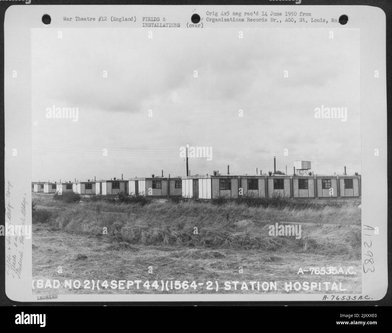 Station Hospital Of The 2Nd Base Air Depot, Lancashire, England. 4 ...