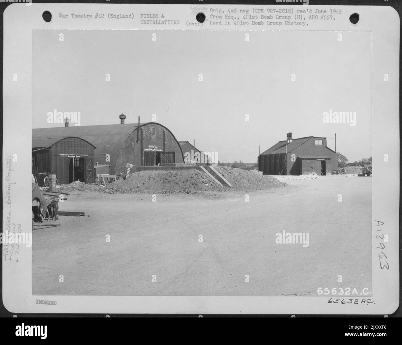 Buildings Of The 450Th Sub Depot At An 8Th Air Force Base In England ...