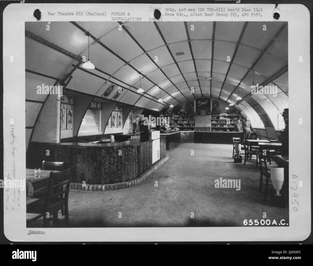 Post Exchange Of The 401St Bomb Group At An 8Th Air Force Base In ...