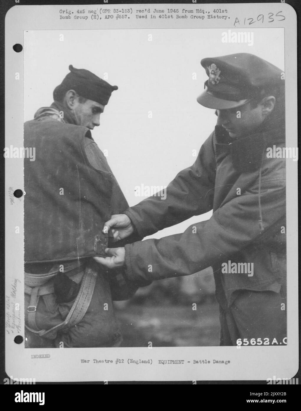 'Your Flak Suit Saved You From A Nasty Wound', Major Earl I. Mulmed ...