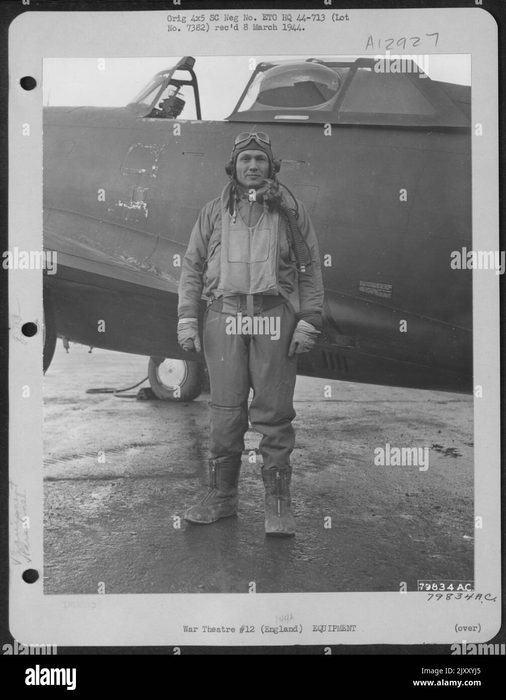Colonel Cass S. Hough Of Plymouth, Mich., Poses For A Front View Of A ...