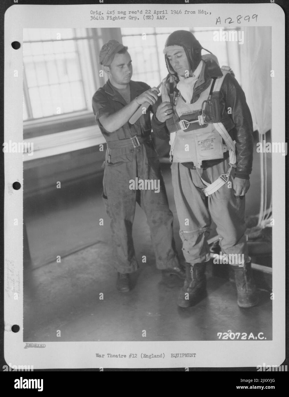 Members Of The 364Th Fighter Group, 67Th Fighter Wing, Is Fitted With ...