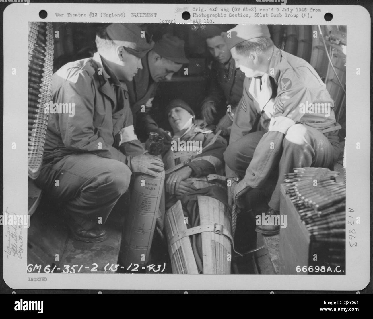 A Semi-Rigid Litter That Is Wrapped Around A Wounded Airman, Maintains ...