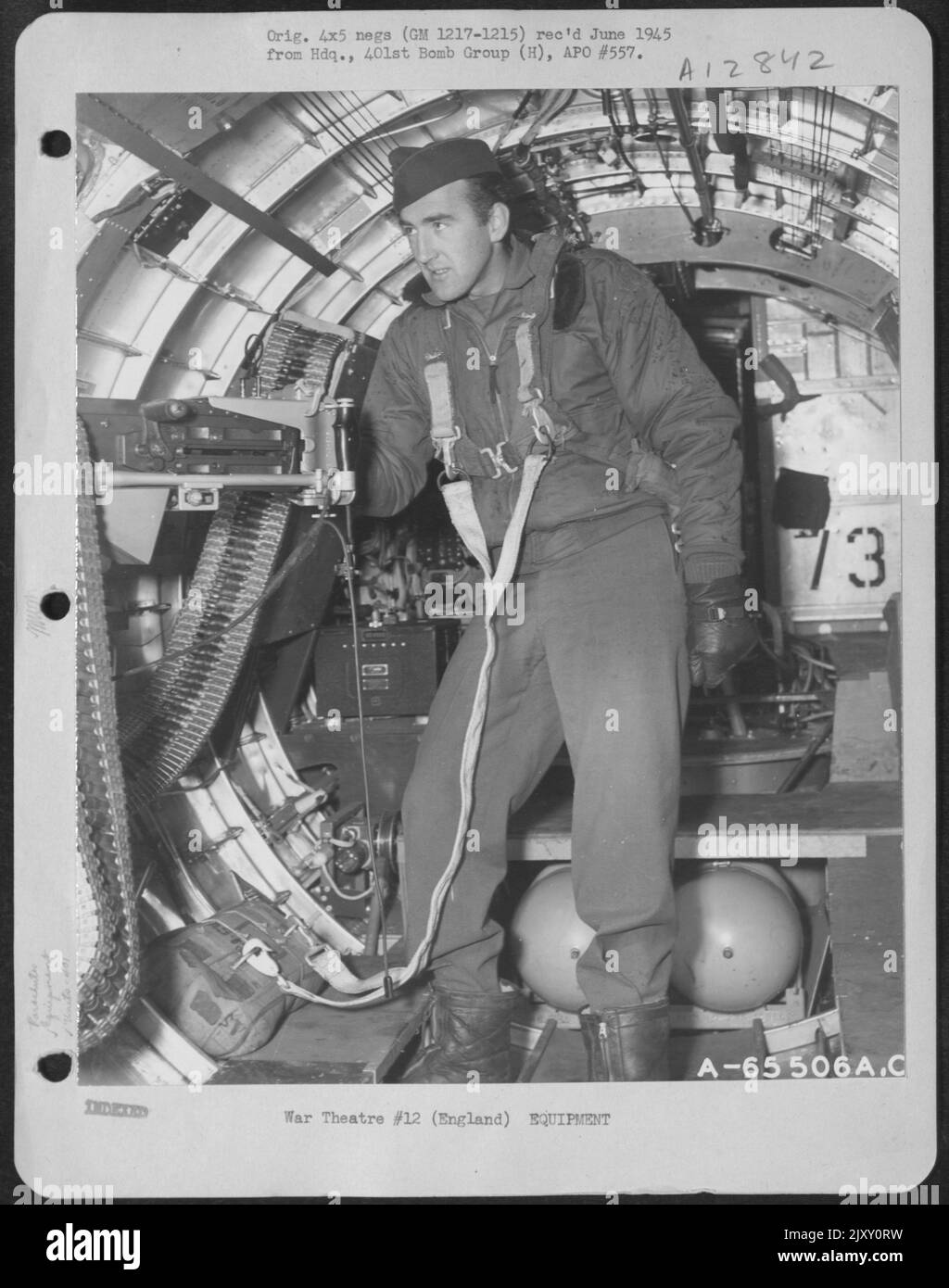 Parachute Modification, 401St Bomb Group, England, 22 November 1944 ...