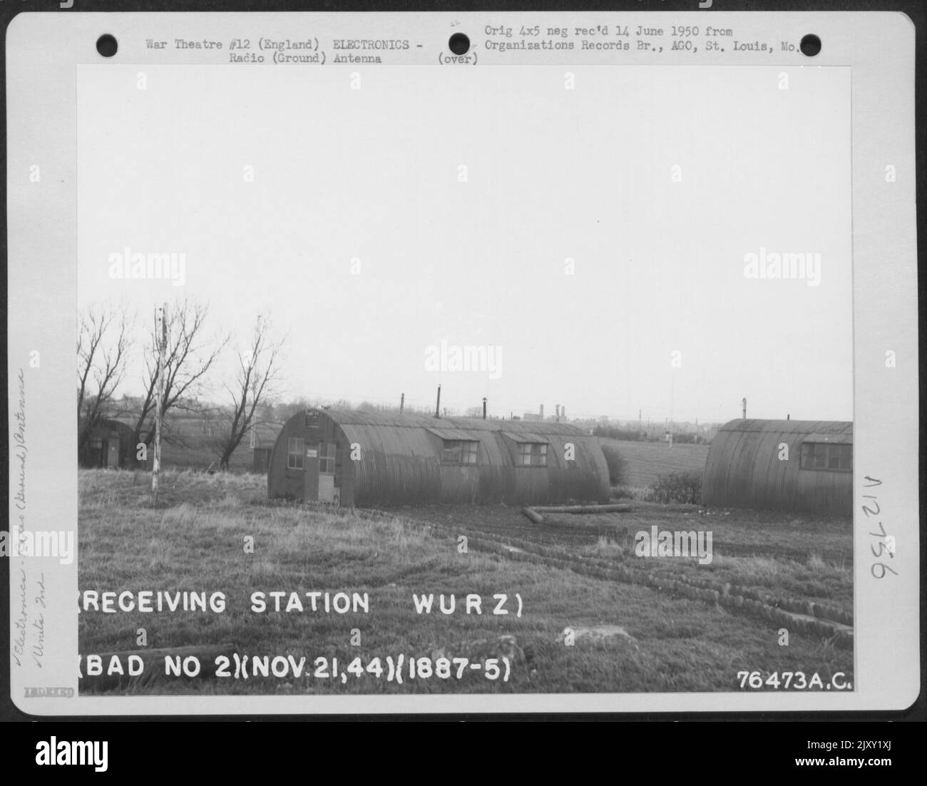 Army Airways Communications System Receiving Station Wurz. 21 November ...