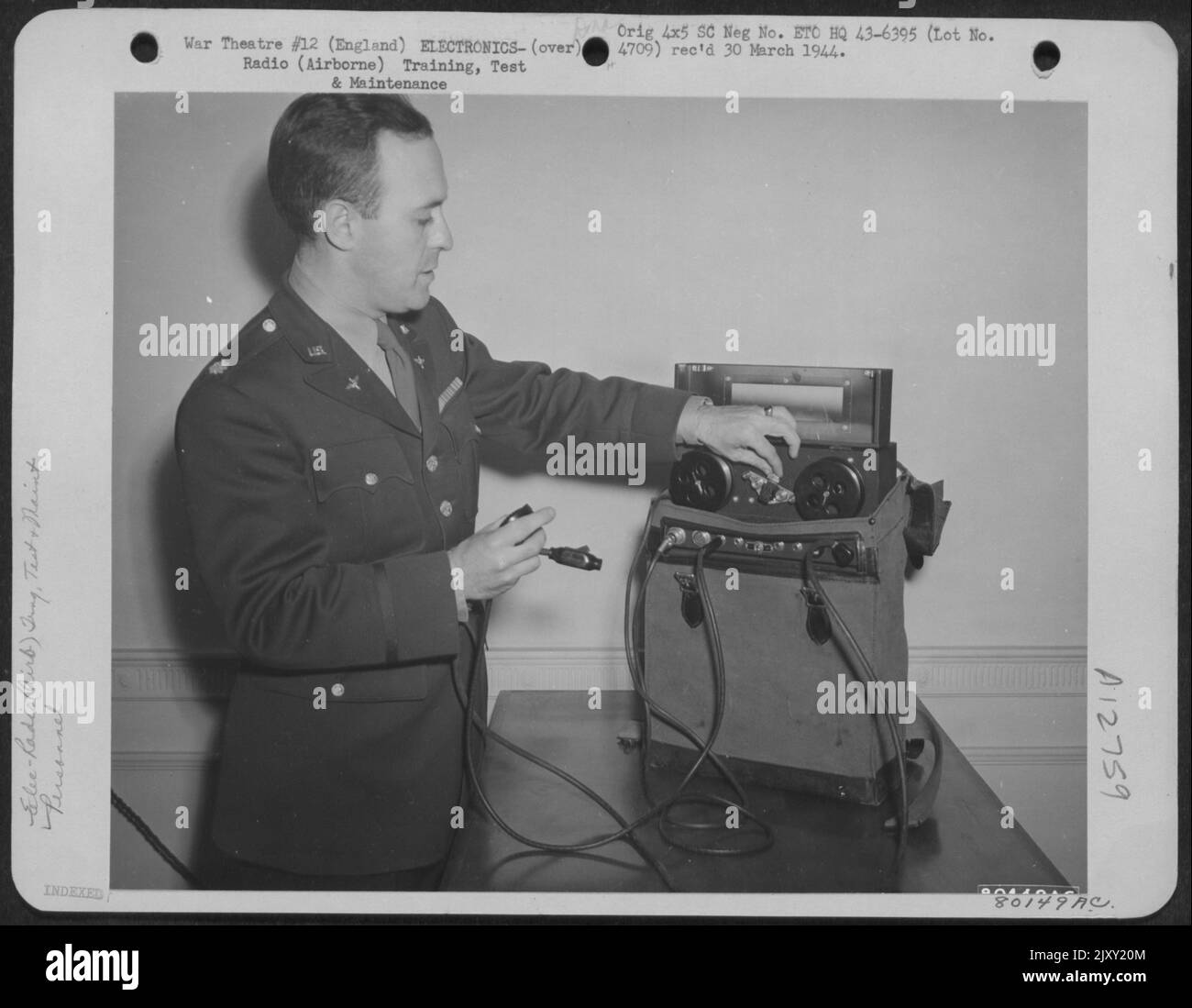 Major Howard L. Nussbaum Of New York City, Chief Of The Radio Section ...