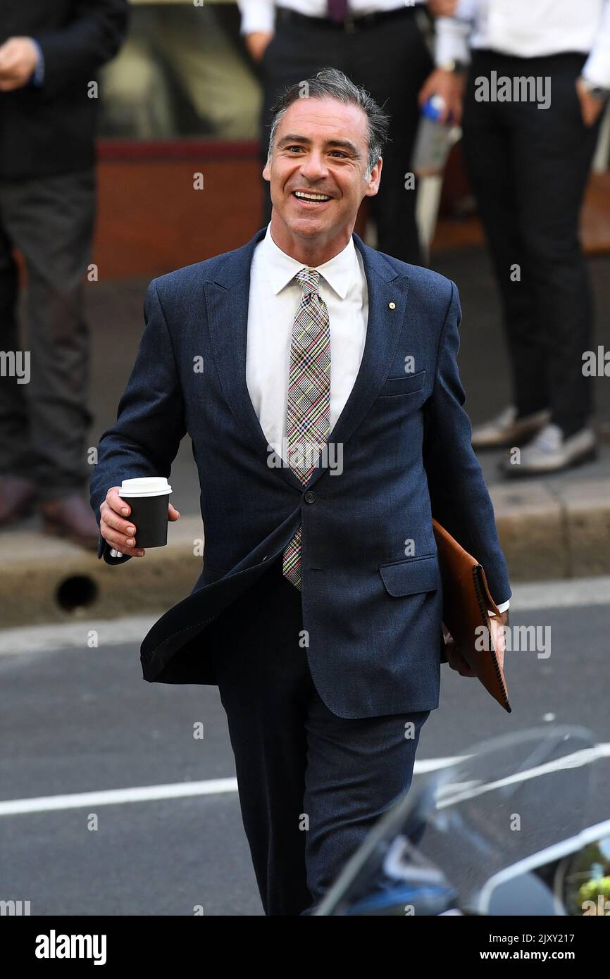Andrew O'Keefe returns to the Downing Centre Local Court in Sydney ...