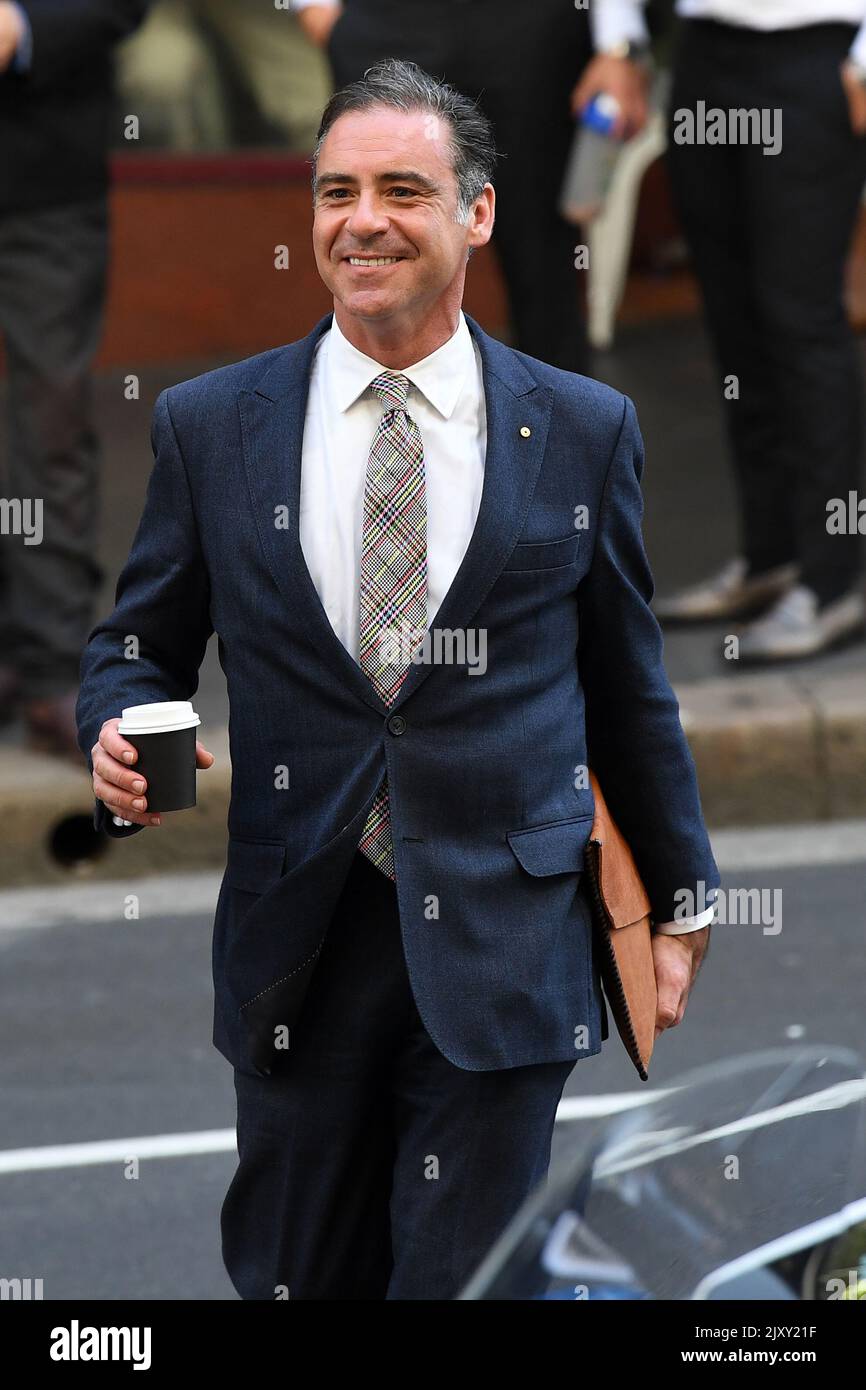 Andrew O'Keefe returns to the Downing Centre Local Court in Sydney ...