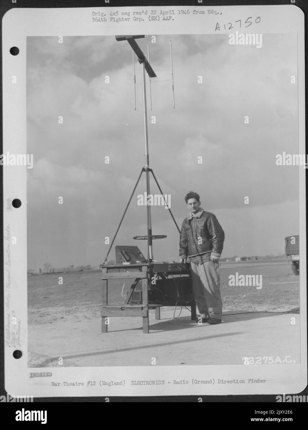 Antenna Assembly For Vhf Fighter-Control And Homer Station Set Up Of ...