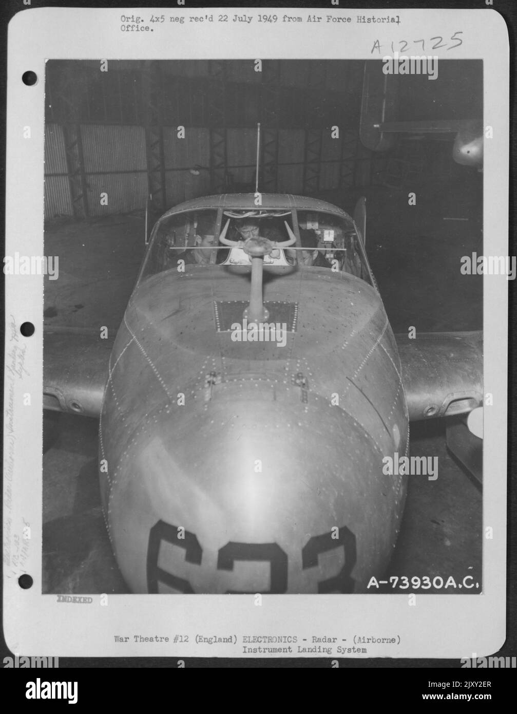 Airplane Installation Of Rc 103 Antenna And An Arn 5 Antenna Used In Localizer Glide Path