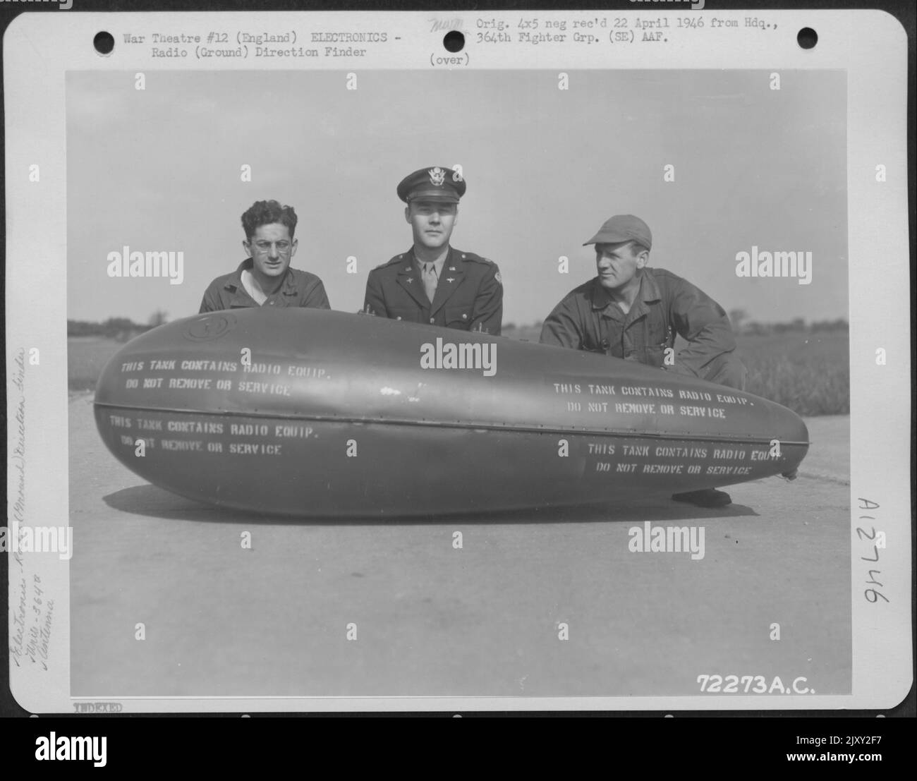 Portable Antenna Assembly For Vhf Fighter-Control Radio Set Up Of The ...