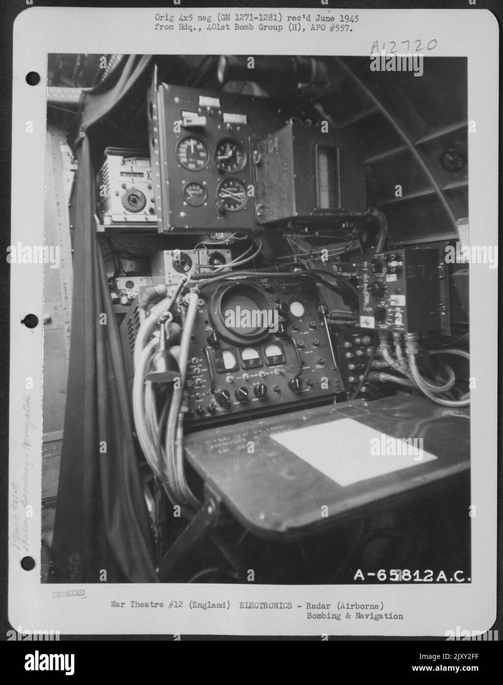 H2X Set Panel Board (Nicknamed The 'Mickey Set') Installed In A Boeing ...