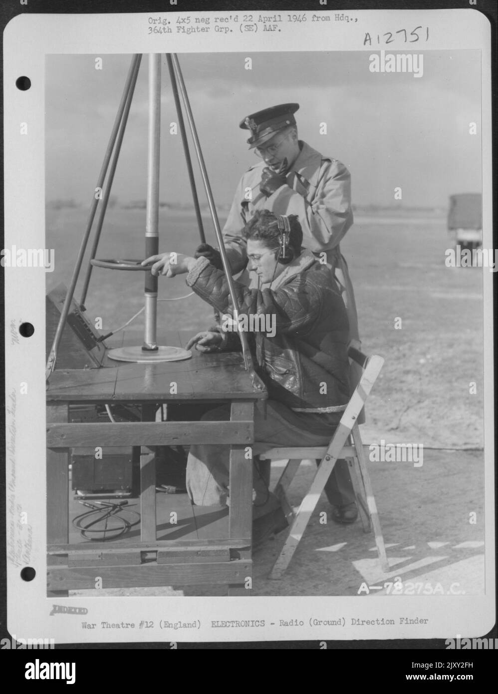 Antenna Assembly For Vhf Fighter-Control And Homer Station Set Up Of ...