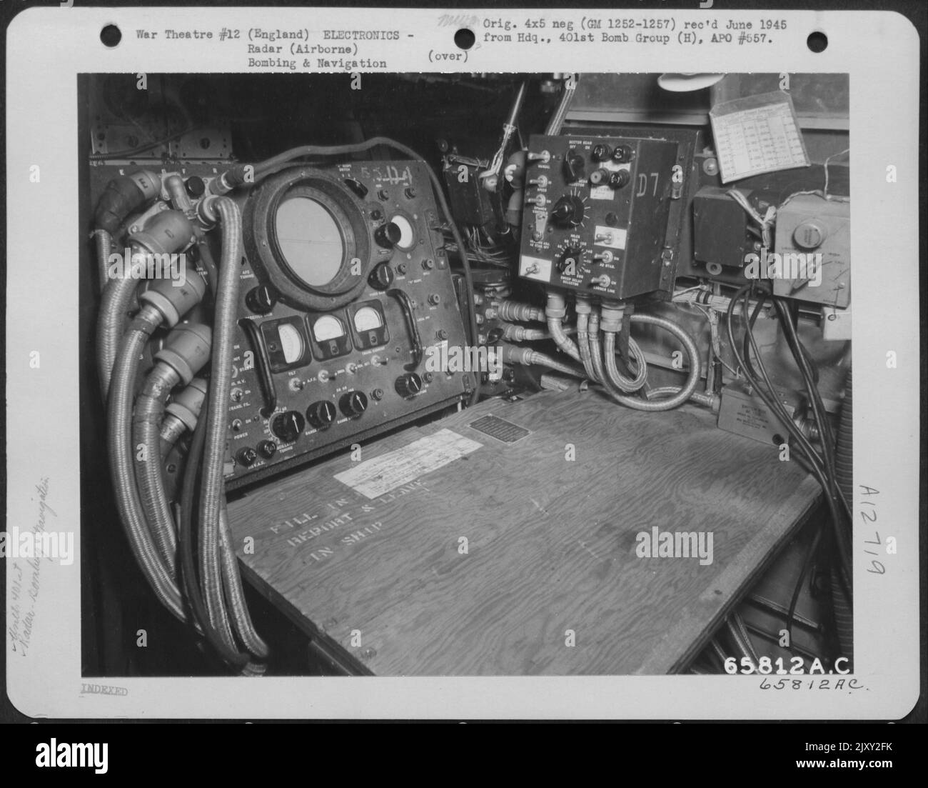 H2X Set Panel Board (Nicknamed The 'Mickey Set') Installed In A Boeing ...