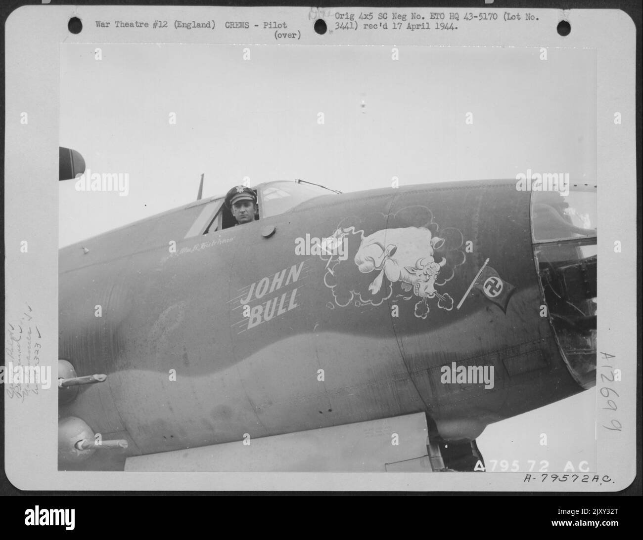 2Nd Lt. William R. Hutchens Of Indianpolis, Ind., Co-Pilot Of The ...