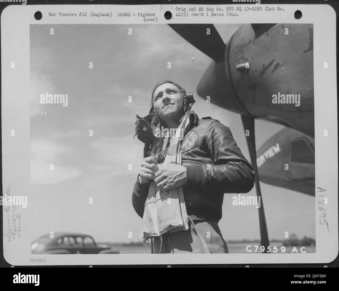 Capt. Hershel Parsons Of St. Charles, Virginia, A Lockheed P-38 ...