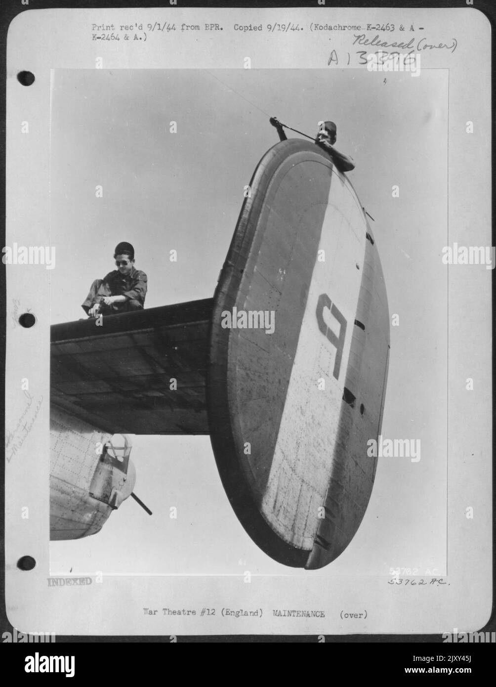 ENGLAND-Cpl Jerome Hutchins of High Point, N.C., and S/Sgt Finnon King ...