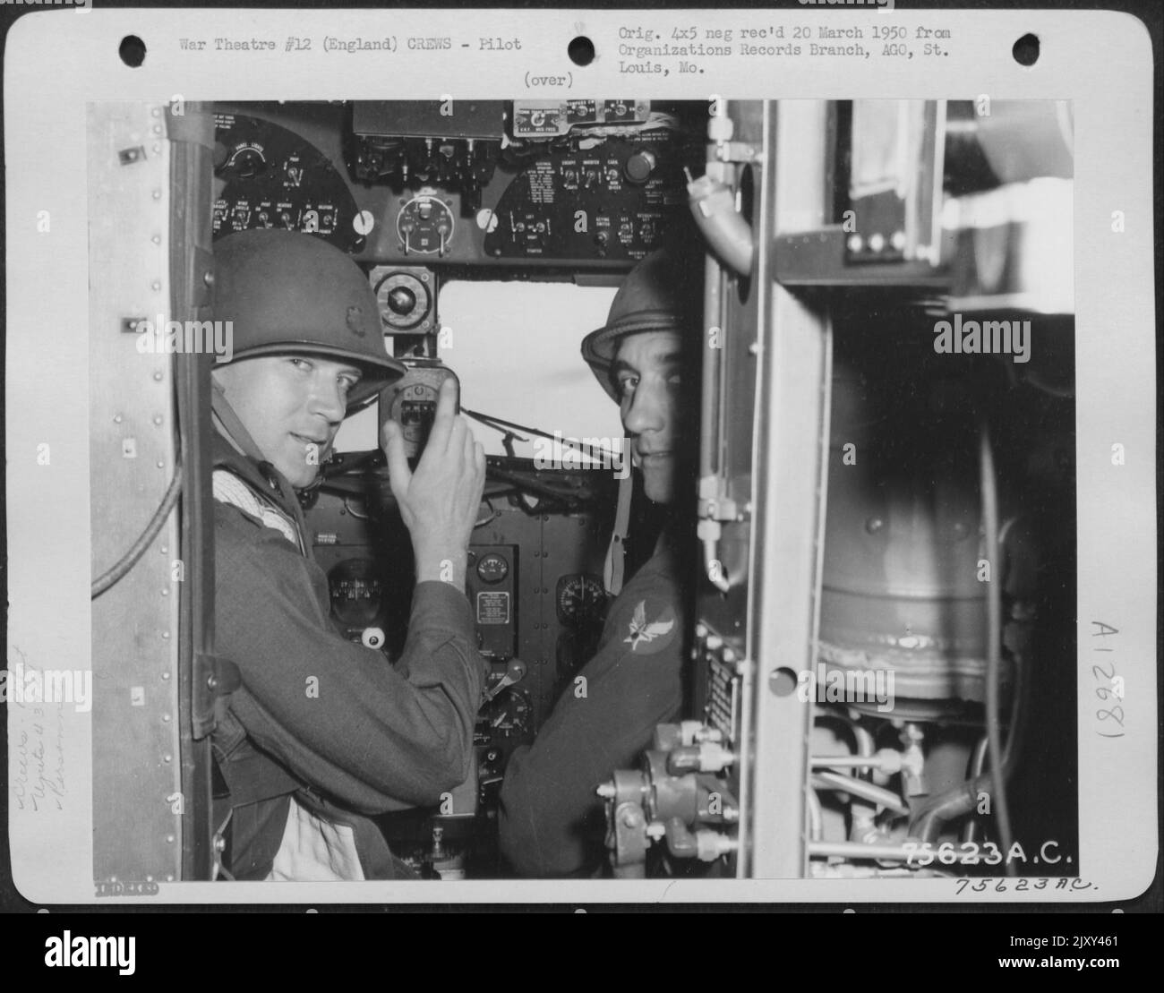 Colonel Young And Lt. Parsons Of The 439Th Troop Carrier Group In The ...