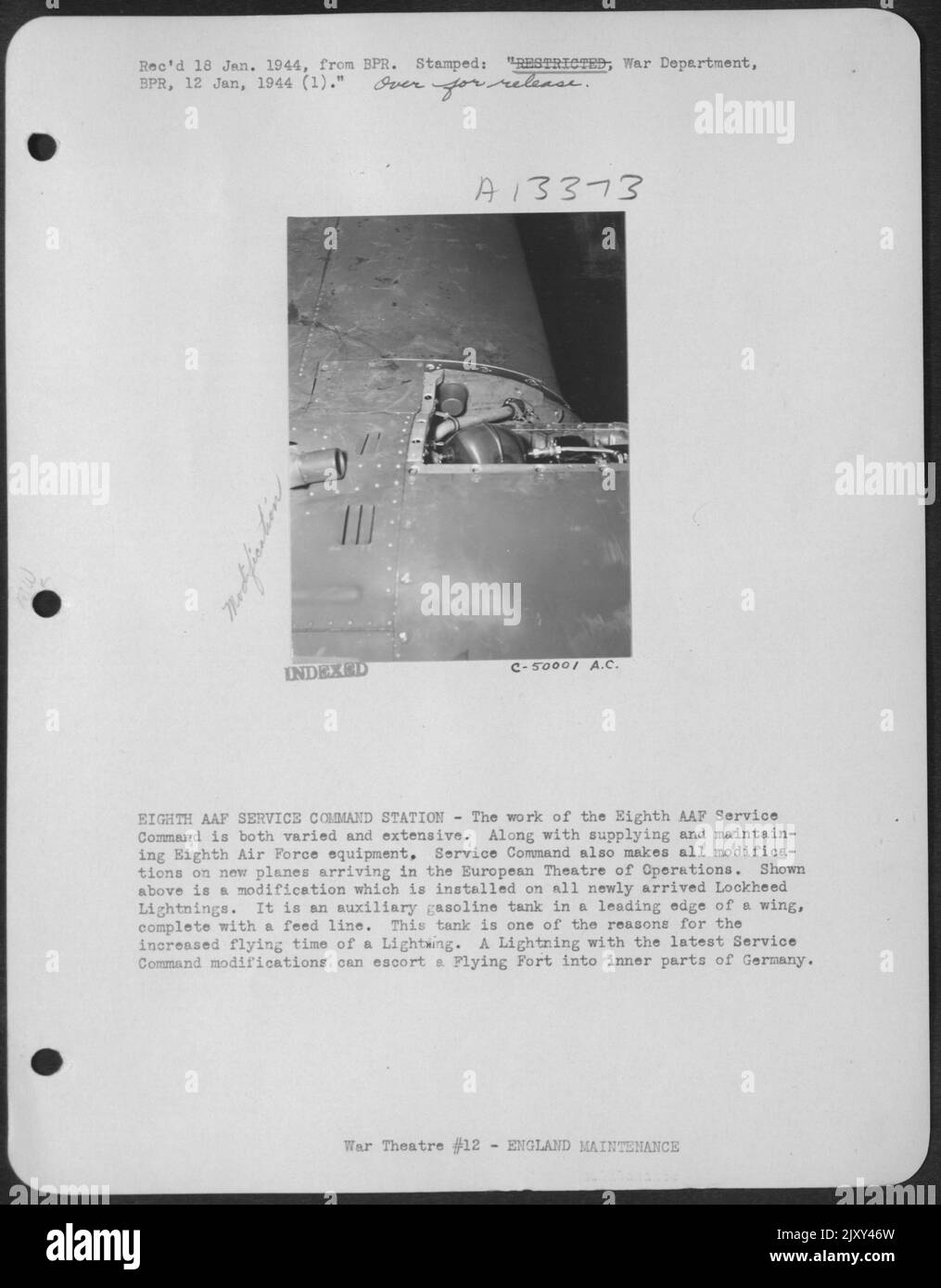 EIGHTH AAF SERVICE COMMAND STATION-The work of the Eighth AAF Service ...