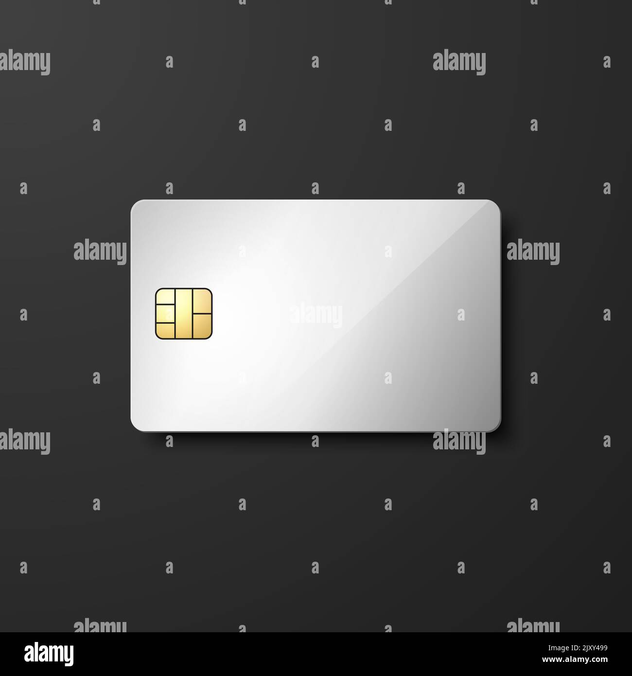Credit card front back view Stock Vector Images - Alamy
