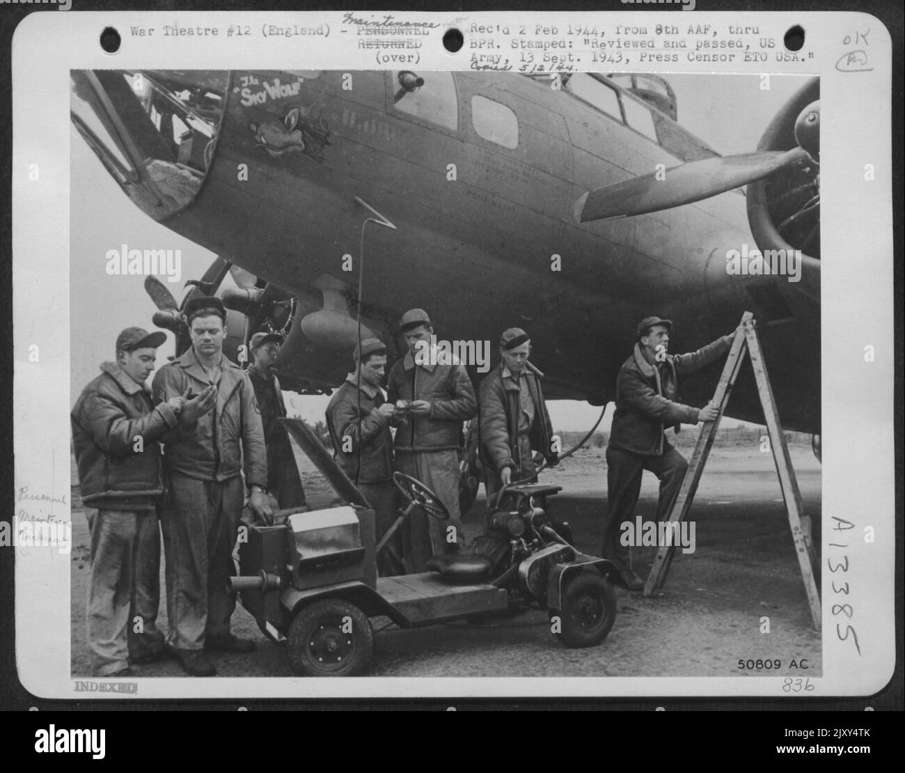 U.S. AIR force PHOTO The electrical apparatus of a Flying ofrtress is ...
