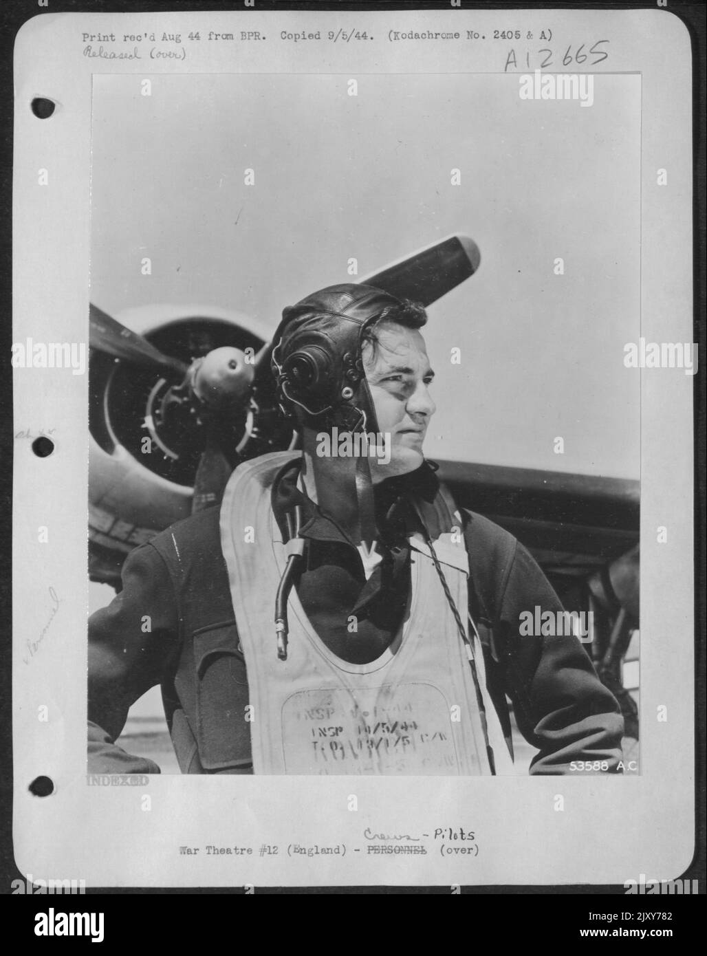 ENGLAND-Capt. Howard W. Slaton, Courtland, Ala., pilot, shown after ...