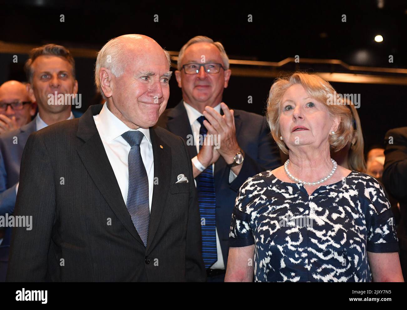 Former prime minister John Howard and wife Jeanette at the NSW Liberal ...