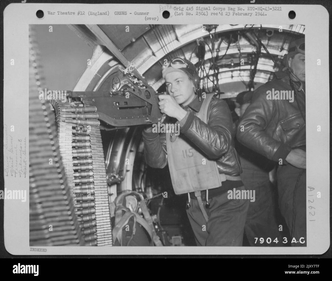 Sgt. Hubert Hayes Of Parkersville, West Virginia, Waist Gunner On The ...