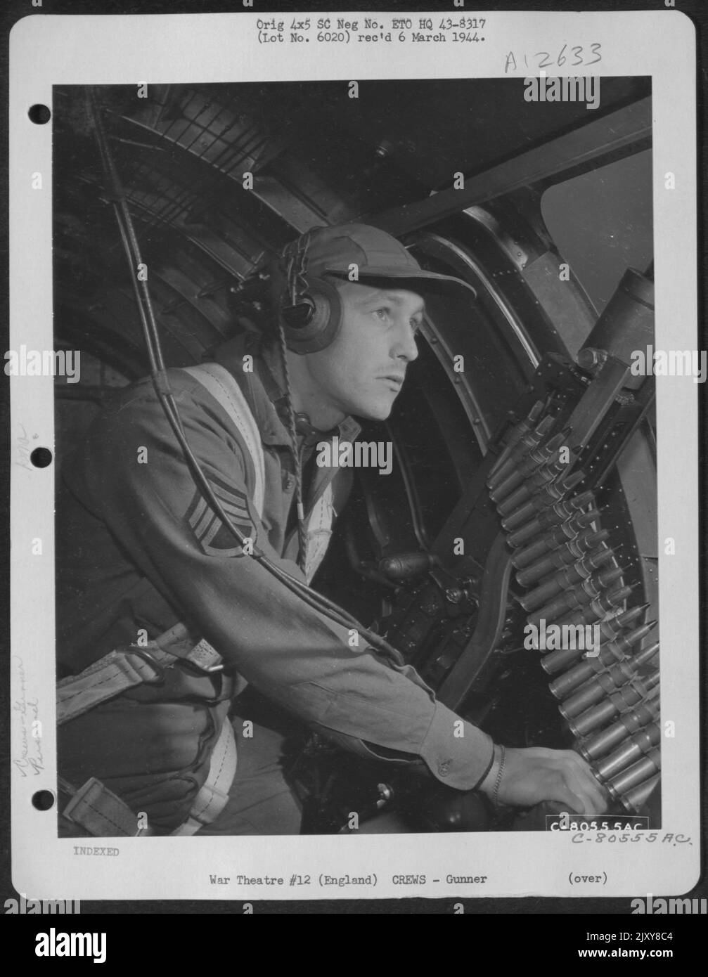 S/Sgt. Charles H. Marson Of Boothbay Harbor, Maine, Waist Gunner On A ...