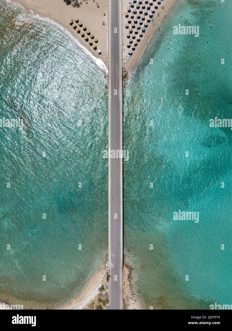 Aerial blue green ocean road hi-res stock photography and images - Alamy