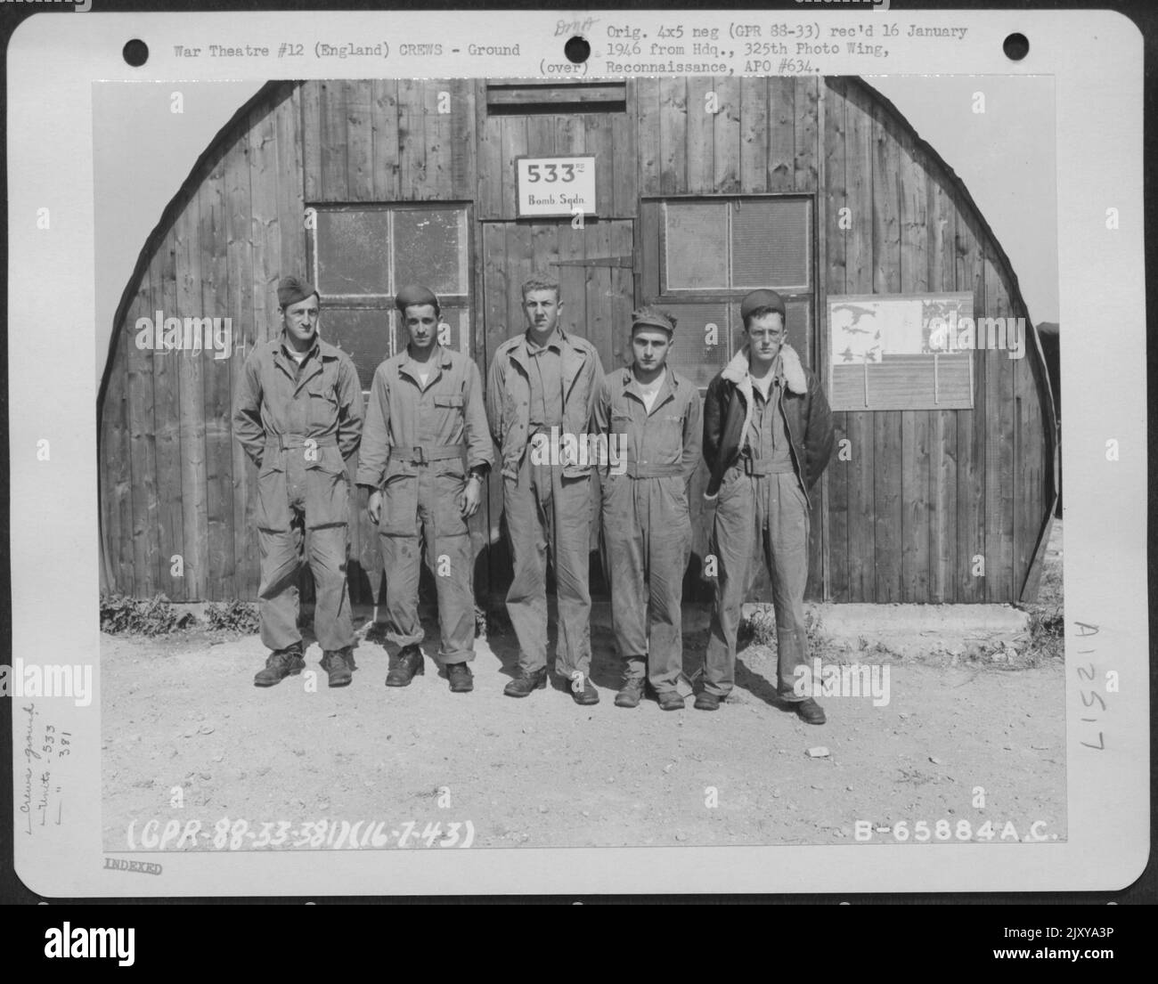 Ground Crew Of The 533Rd Bomb Squadron, 381St Bomb Group At 8Th Air ...