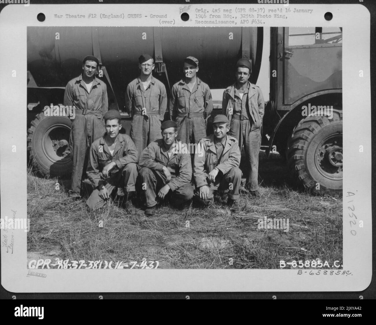 Ground Crew Of The 533Rd Bomb Squadron, 381St Bomb Group At 8Th Air Force Base 167, England. 16 ...