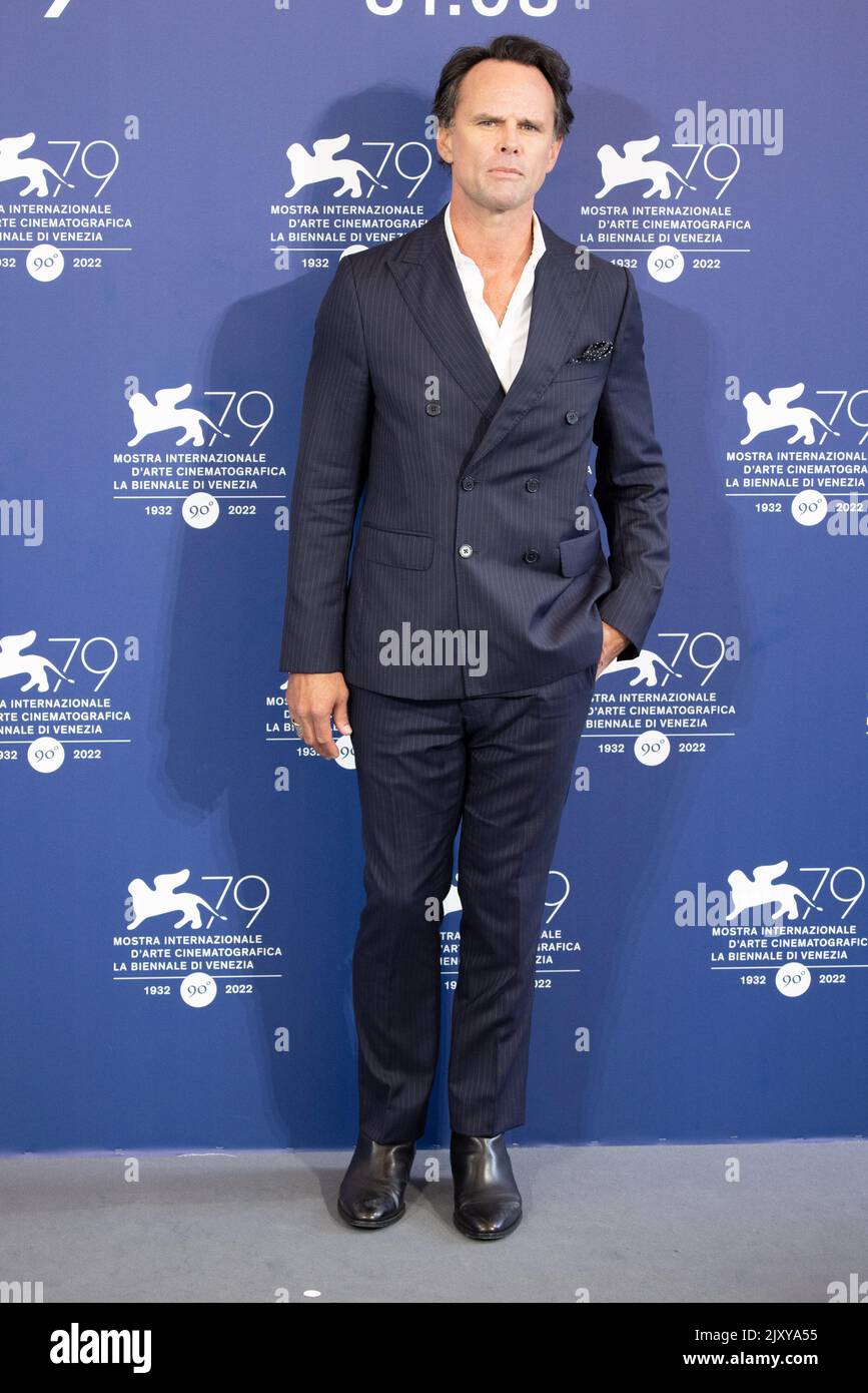 September 7, 2022, Lido di Venezia, Italy: Walton Goggins attends the ...